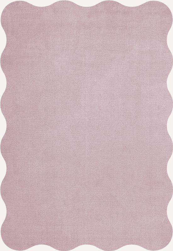 Organic Scallop Pink Lavender | Rugs | Layered